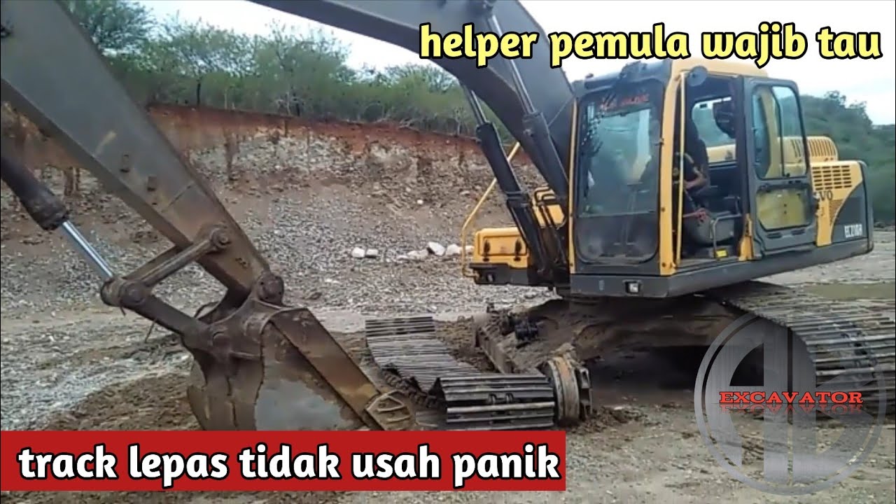 Cara Mudah Pemasangan Track Excavator Secara Cepat dan Mudah - YouTube