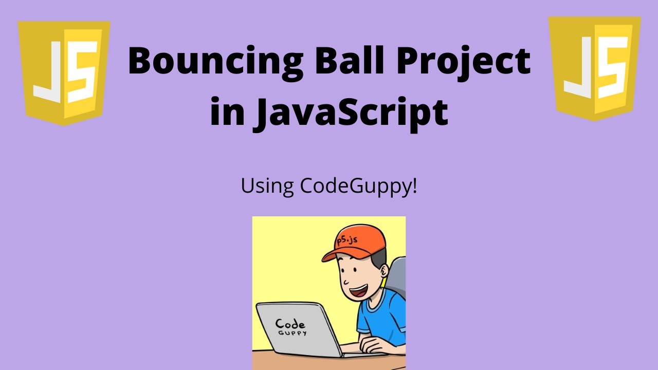 Bouncing Ball Project in CodeGuppy | JavaScript - YouTube
