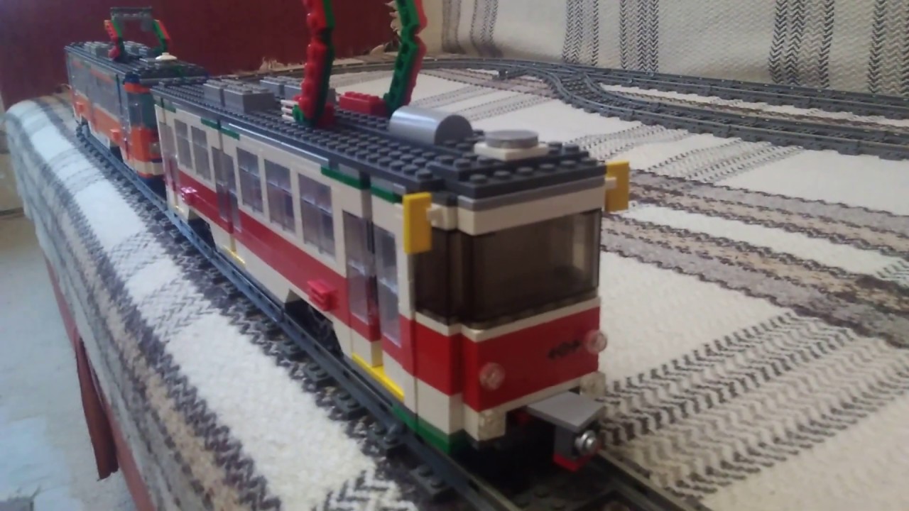LEGO САМОДЕЛКА ТРАМВАЙ TATRA T6Б5 (#224) - YouTube