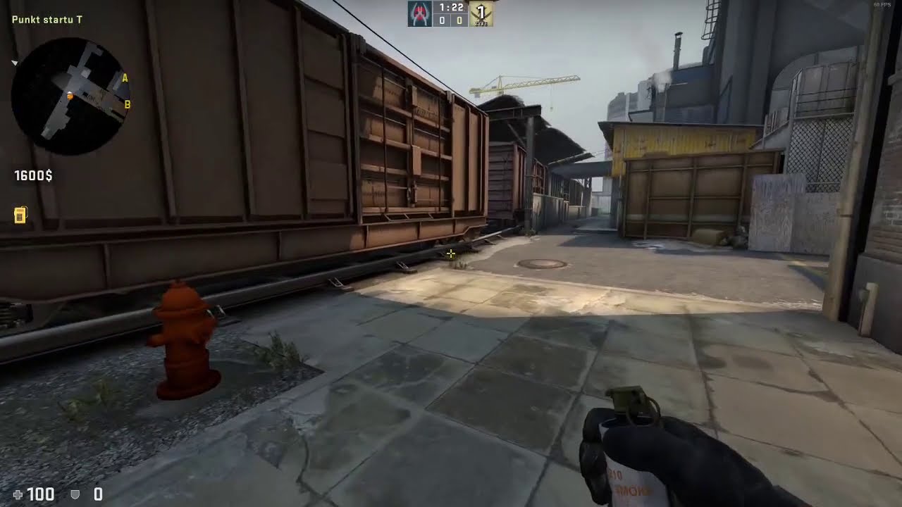 Back to Six Smoke from T Spawn - de_train - YouTube
