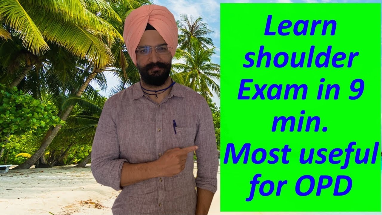 QUICK SHOULDER EXAM FOR ORTHOPEDISTS. MOST USEFUL IN OPD - YouTube