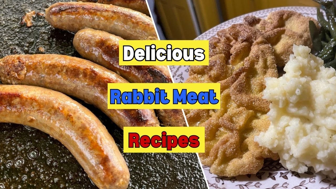 Check Out Our Favorite Rabbit Meat Recipes! Nuggets, Cutlets, Sausage ...