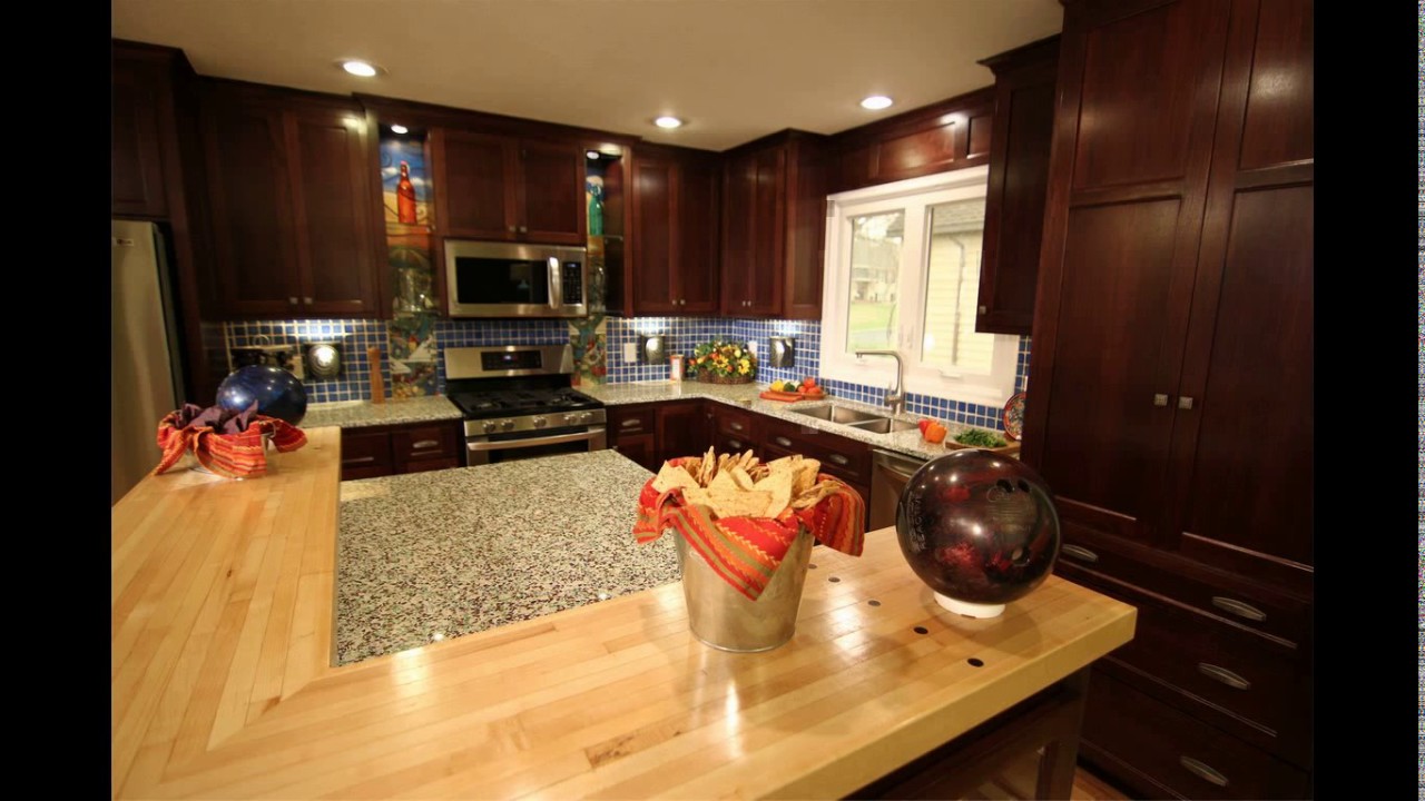 Kitchen snack bar design ideas - YouTube
