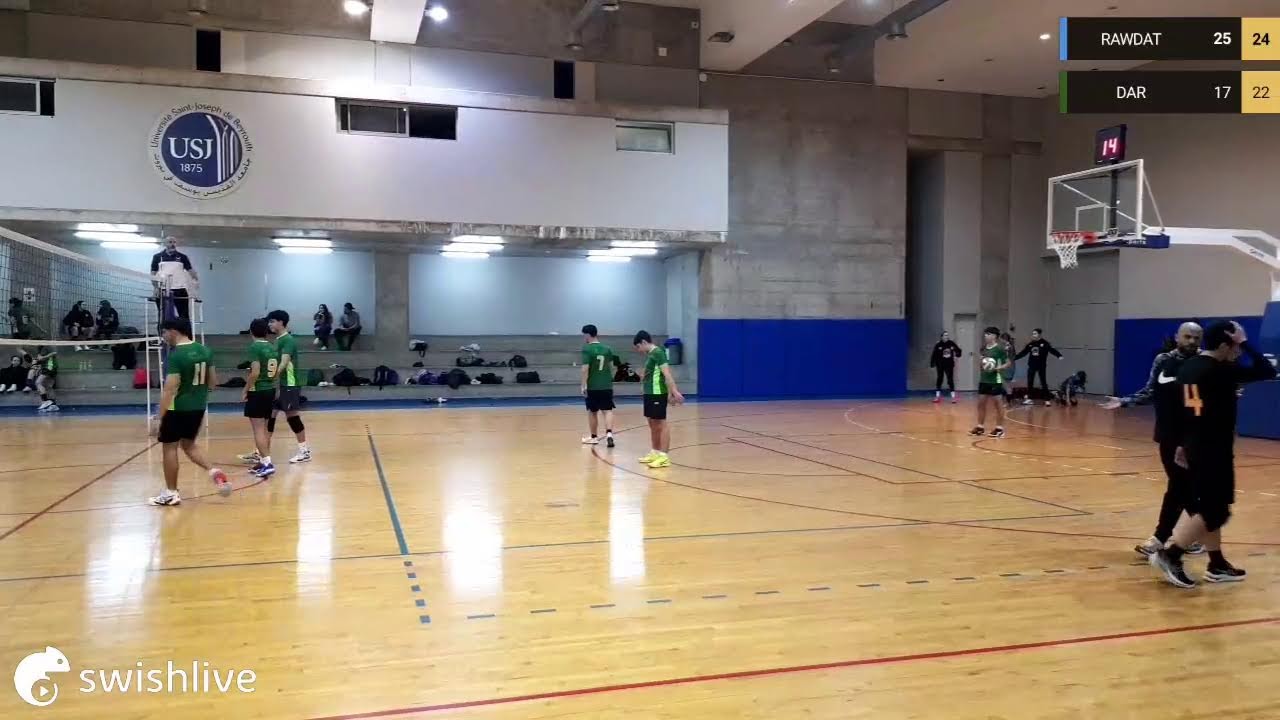Les 12èmes Jeux Interscolaires de l'USJ | Men's Volleyball : Rawdat Al ...