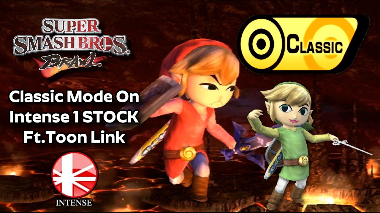 Super Smash Bros. Brawl 1 Stock Classic Mode Intense Ft. Toon Link (1 Stock Completed!) - YouTube