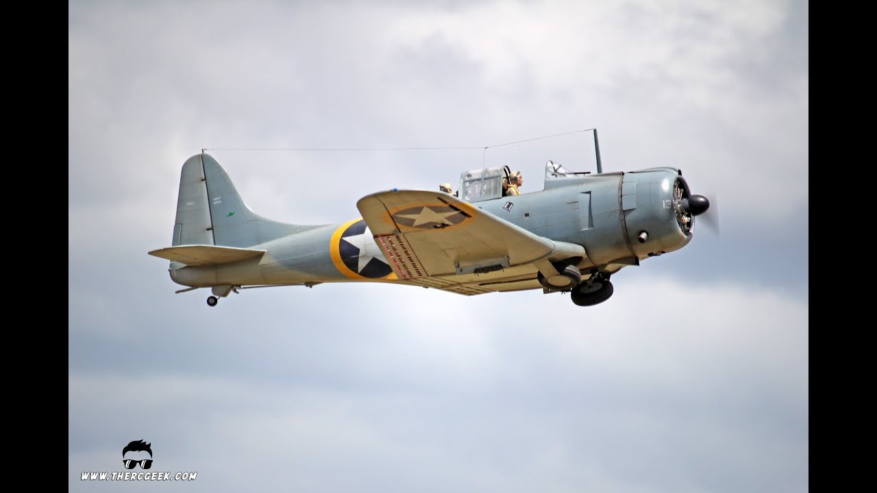 Large Scale SBD Dauntless (Ziroli) with Bomb Drop -- Top Gun ...