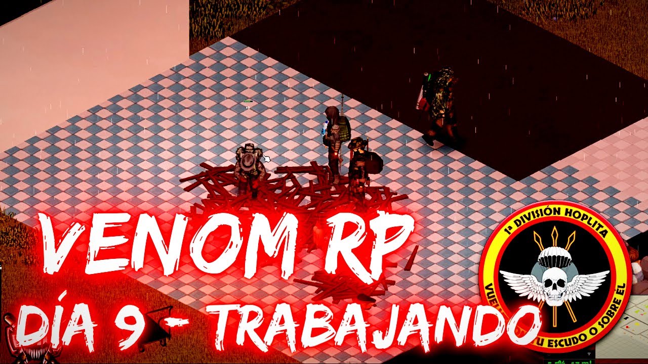 Venom RP [Project Zomboid] Día 9 - Trabajando - YouTube