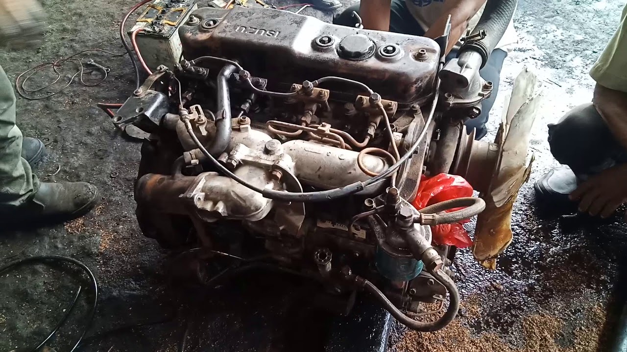 Mesin isuzu 4be1 only 15 jta nego 082298614124 - YouTube