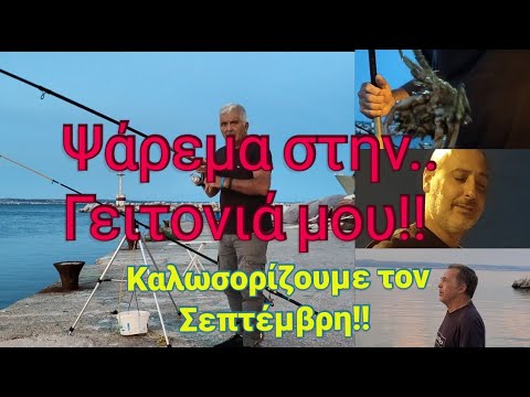 Βρε καλώς τον Σεπτέμβρη!!.. Ψάρεμα στην.. γειτονιά μου!! - YouTube