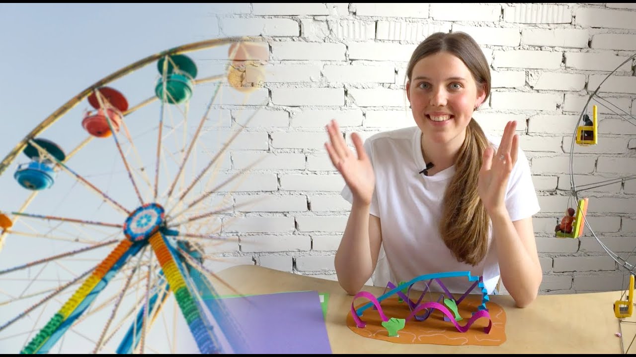 How to made an amusement park from paper? Kids workshop. Art ...