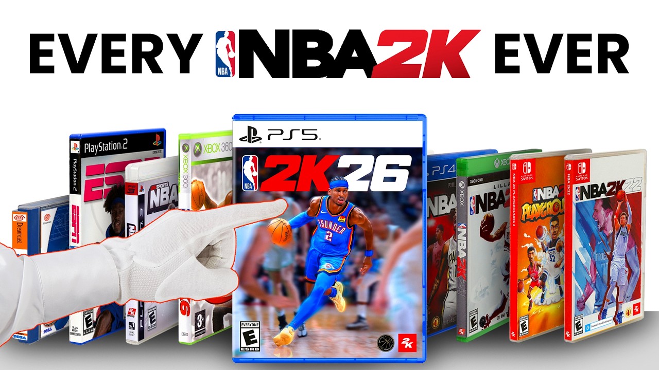 Unboxing Every NBA 2K Ever (1999-2025 Evolution) - YouTube