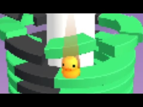 Cute duck 🦆 stackball games - YouTube