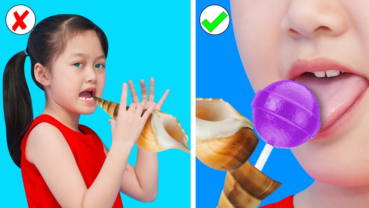 HOW TO SNEAK SNACKS INTO CLASS | Funny The Little Mermaid Sneak Food ...