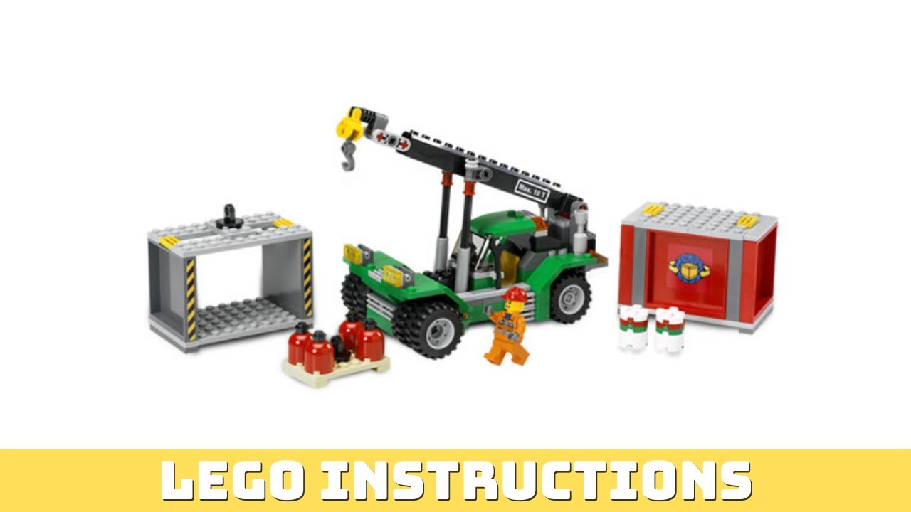 LEGO instructions | CITY | 7992 Container Stacker - YouTube