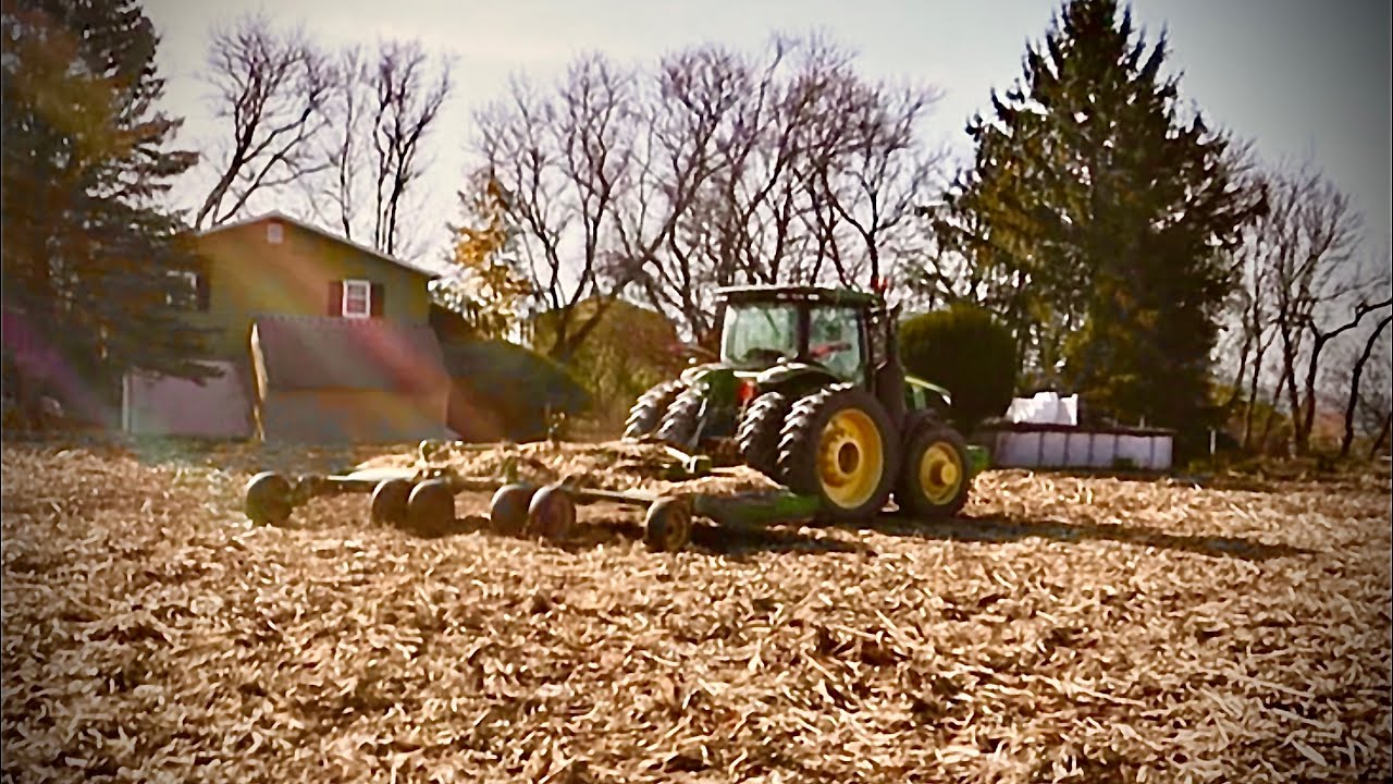 Andrew Chopping corn stalks - YouTube