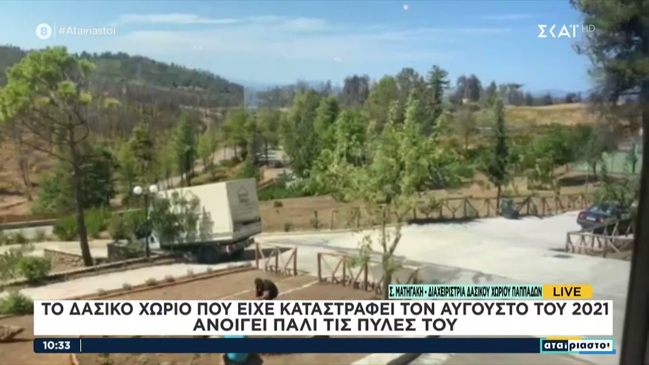 Το δασικό χωριό Παπάδων στην Εύβοια, που είχε καεί το 2021, ανοίγει και ...