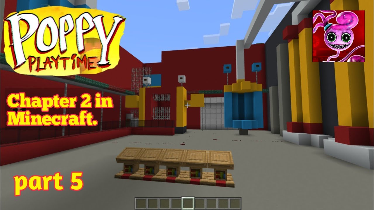 Poppy Playtime chapter 2 Toy Factory Tutorial in Minecraft Part 5 ...