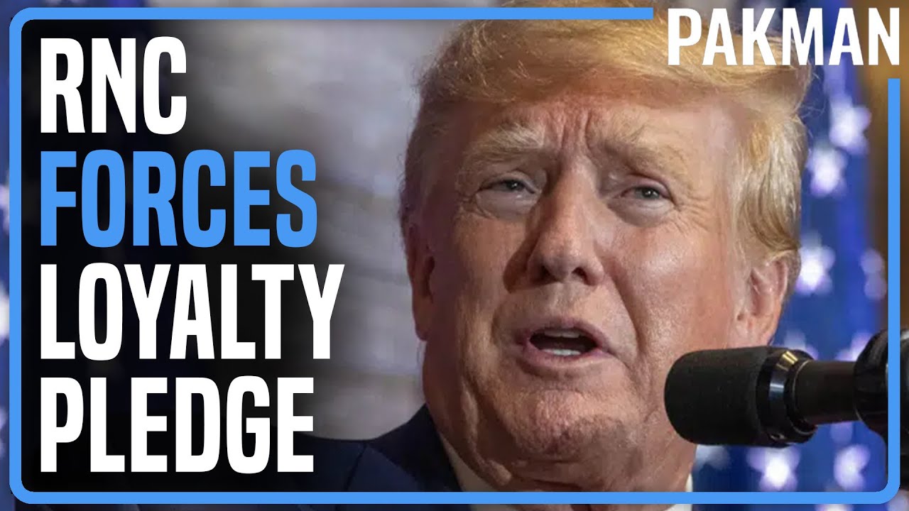 OH NO: Republicans demand Trump sign a loyalty pledge - YouTube