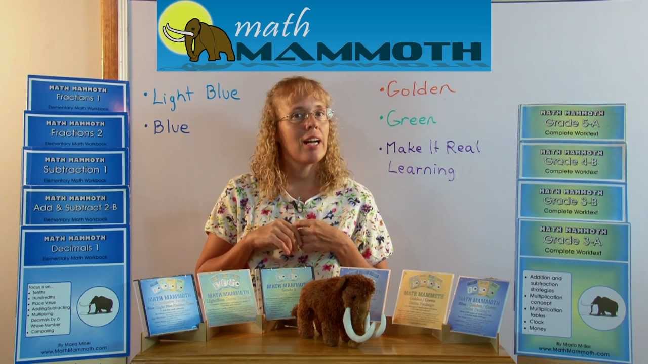 The four series of Math Mammoth - YouTube