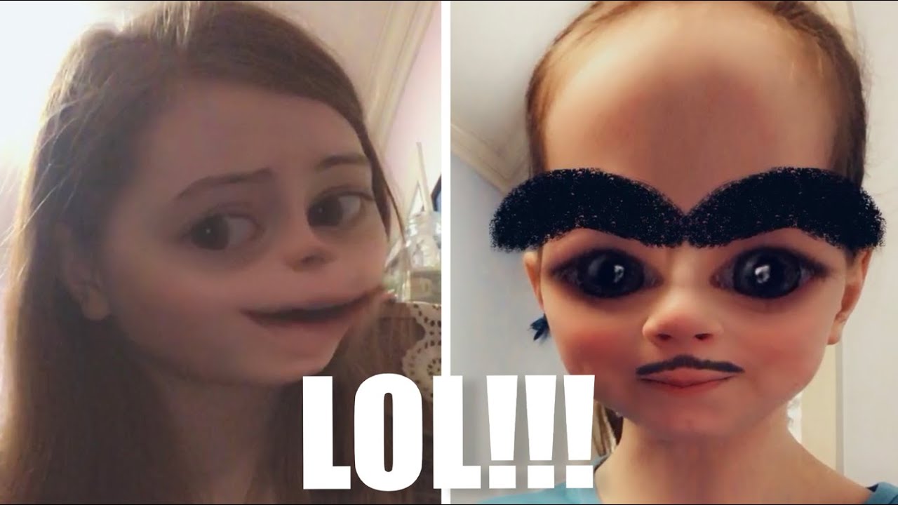 CRAZINESS Snap Chat filter fun! - YouTube