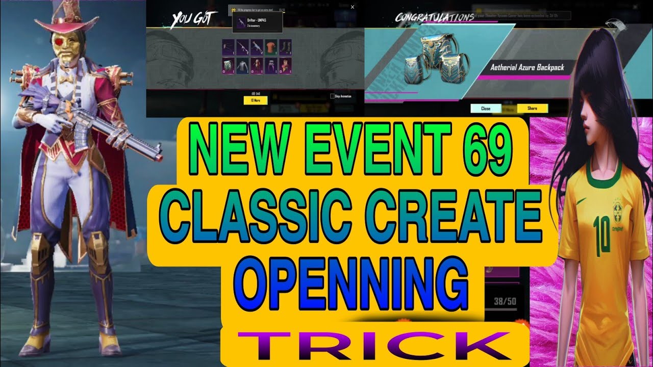 NEW EVENT CLASSIC CREATE OPENNING TRICK - YouTube