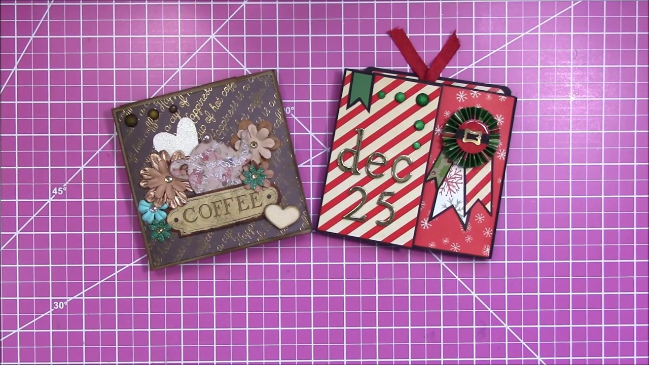 Christmas Flipbook and Coffee & Tea Flipbook Project Share - YouTube