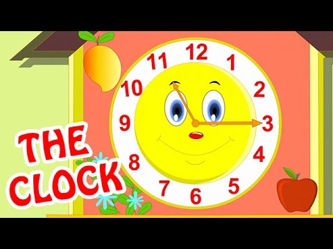 The Clock | Animated Nursery Rhyme in English - YouTube