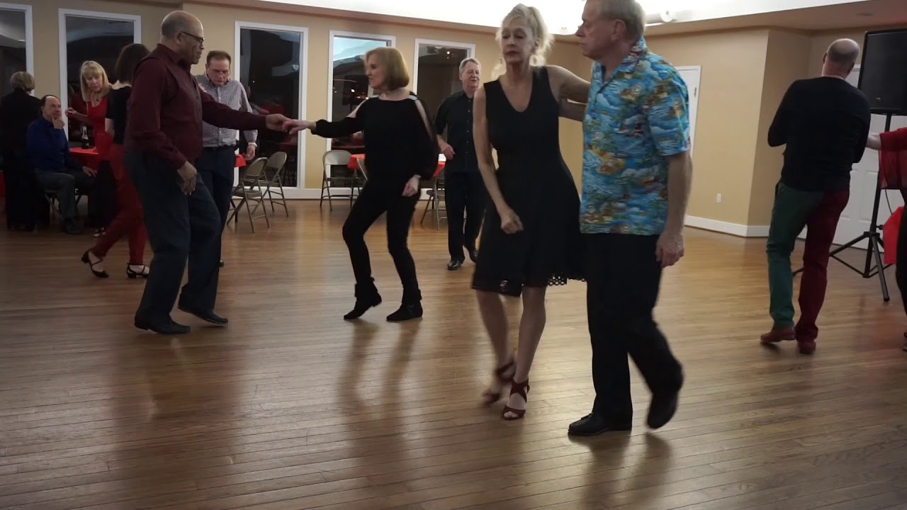 Dancing at the Northern Virginia Shag Club (NVSC) 2019 Holiday Party ...