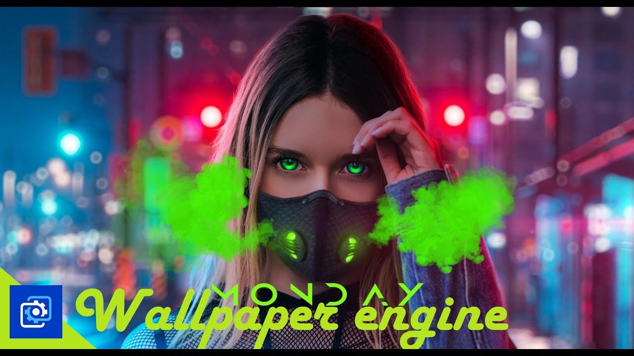 Cyber girl 4K | Wallpaper engine | Work - YouTube