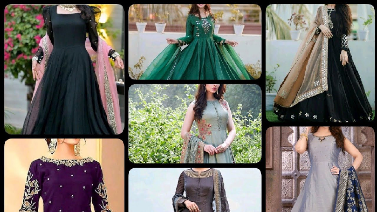 Raw silk long frocks design/ Beautiful Maxi frock design for functions ...