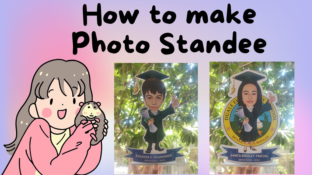How to make photo standee - YouTube
