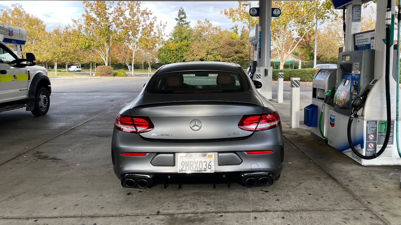 How Much Does It Cost to Fill up a Mercedes AMG? - YouTube