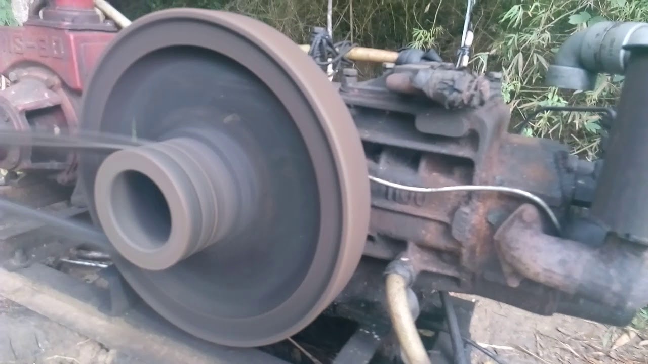 Mesin diesel TIANLI with pompa air NS-80 - YouTube