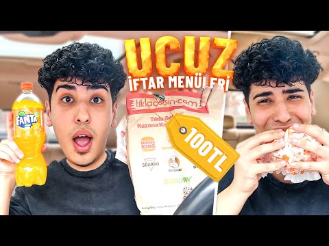 EN UCUZ İFTAR MENÜLERİNİ DENEDİM