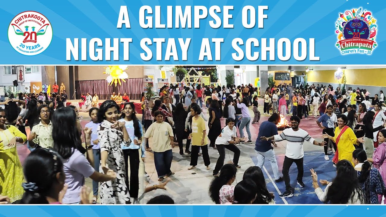 Night Stay Extravaganza at School - YouTube
