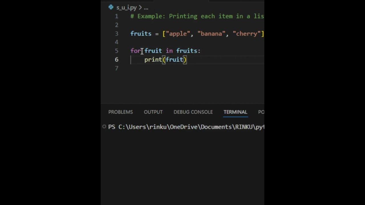 Quick Coding Tip: for Loops in Python Explained! 💡💻 #Shorts #Trending #Viral - YouTube