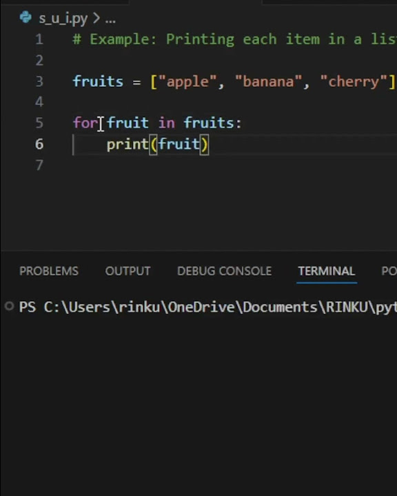 Quick Coding Tip: for Loops in Python Explained! 💡💻 #Shorts #Trending #Viral - YouTube