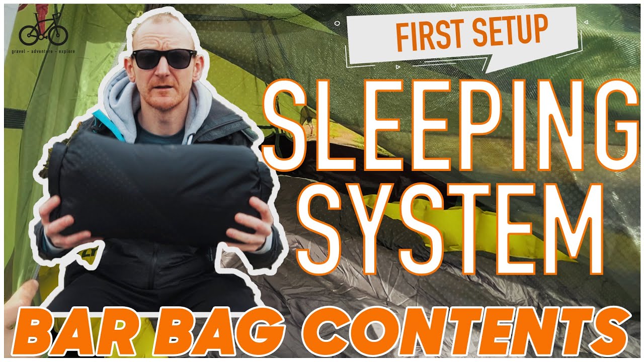 MY BIKEPACKING SLEEP SYSTEM - 1st Time Setting Up - YouTube