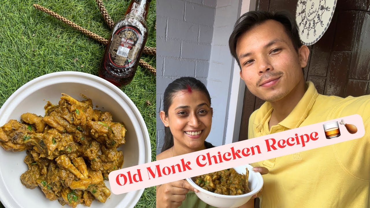 Experimented Old Monk Rum with Chicken 🥃🍗| Sumi&Suvi☁️ - YouTube