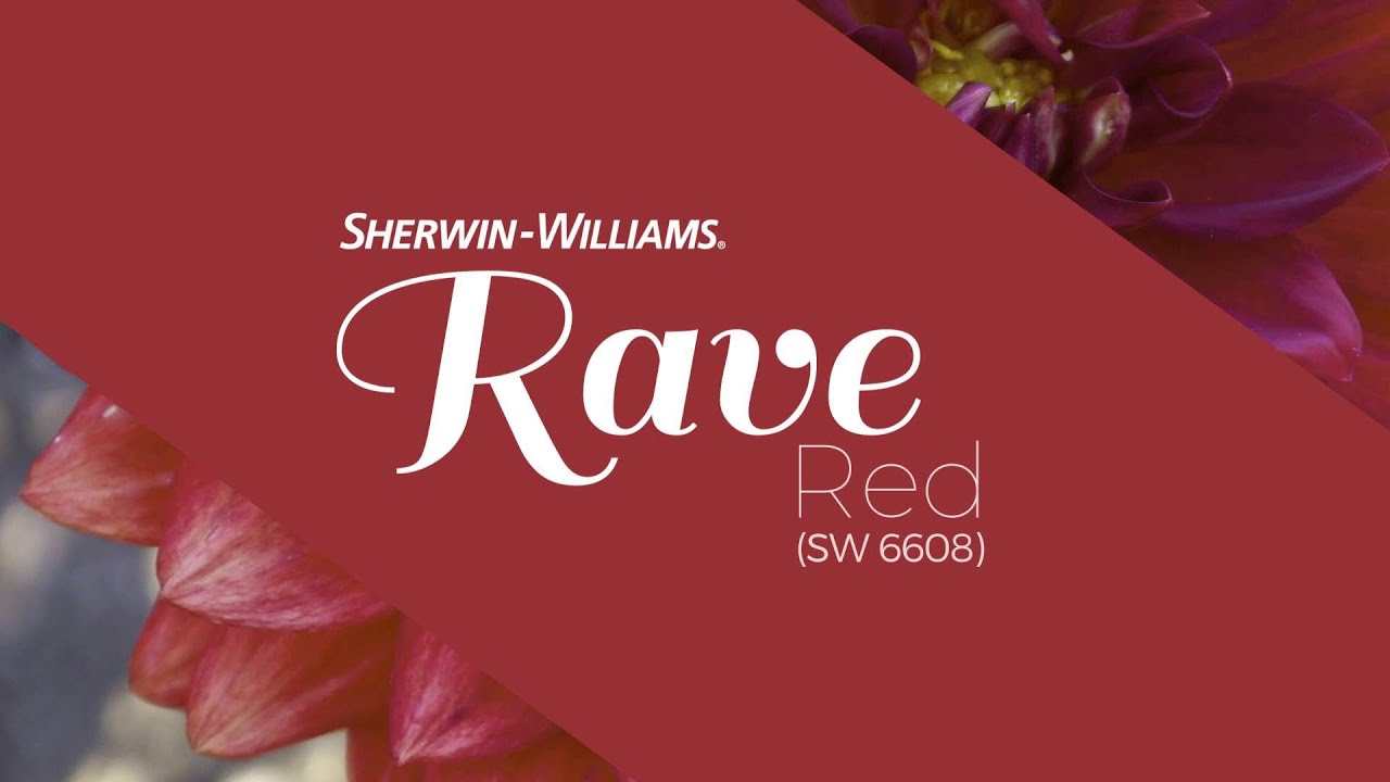 July 2016 Color of the Month: Rave Red - Sherwin-Williams - YouTube