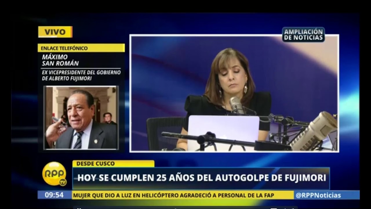 Máximo San Román Cáceres - 25 años del Autogolpe de Alberto Fujimori en ...