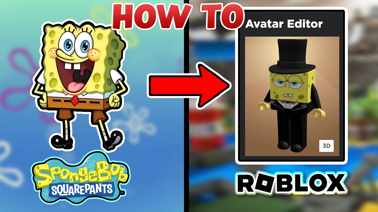 HOW TO MAKE A SPONGEBOB AVATAR IN ROBLOX 2023! - YouTube