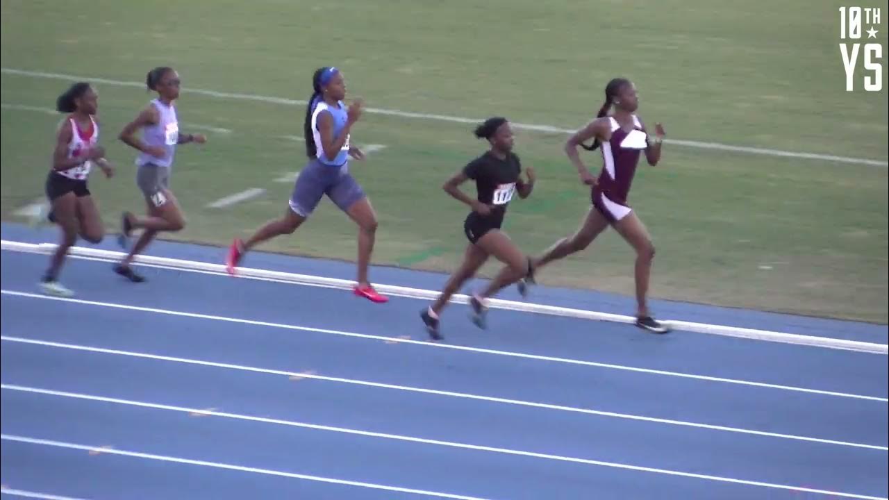 Bahamas U20 800M Girls Finals Carifta Trials and National High School Championships - YouTube