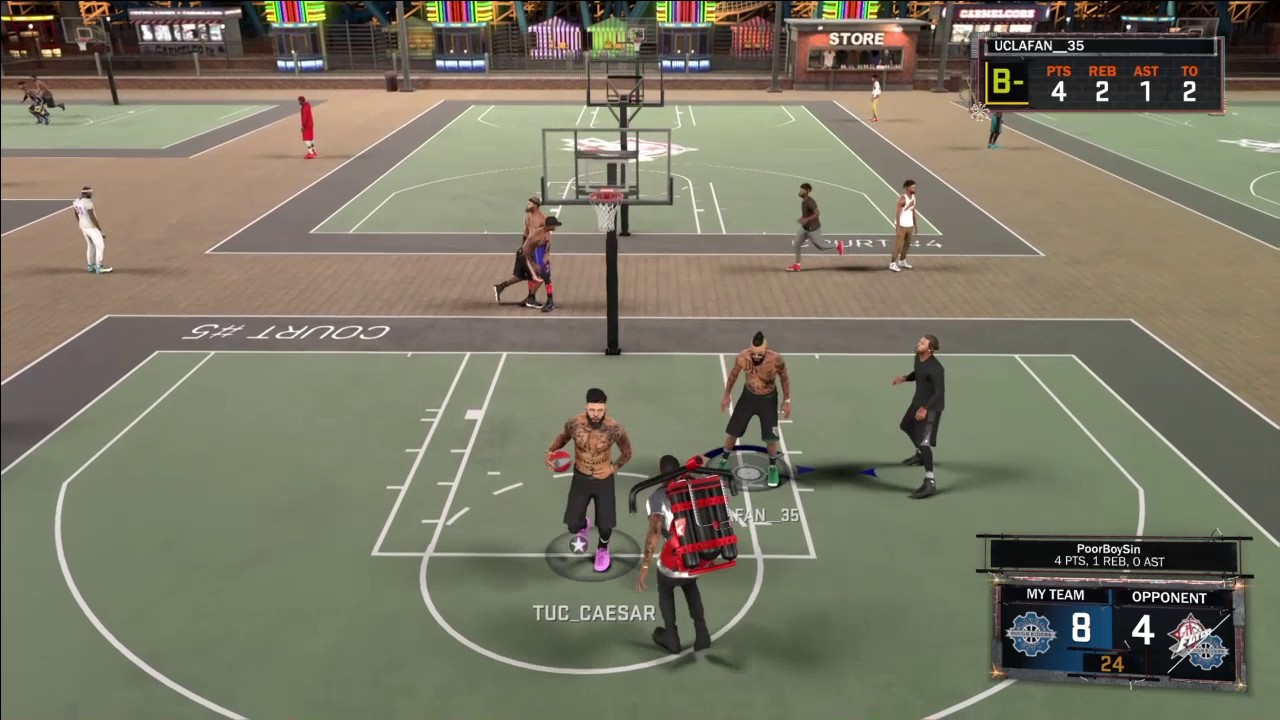 NBA 2K17 EXPOSING OLD TOWN TOP REP!!! WITH TWO CENTERS!!! - YouTube