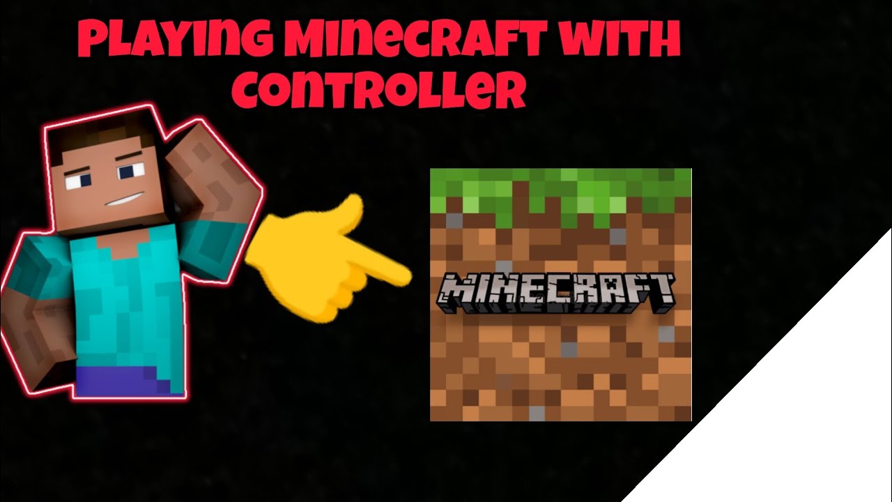 I played Minecraft with controller... - YouTube
