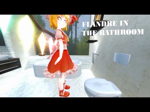 (東方/Touhou MMD) Flandre in the bathroom