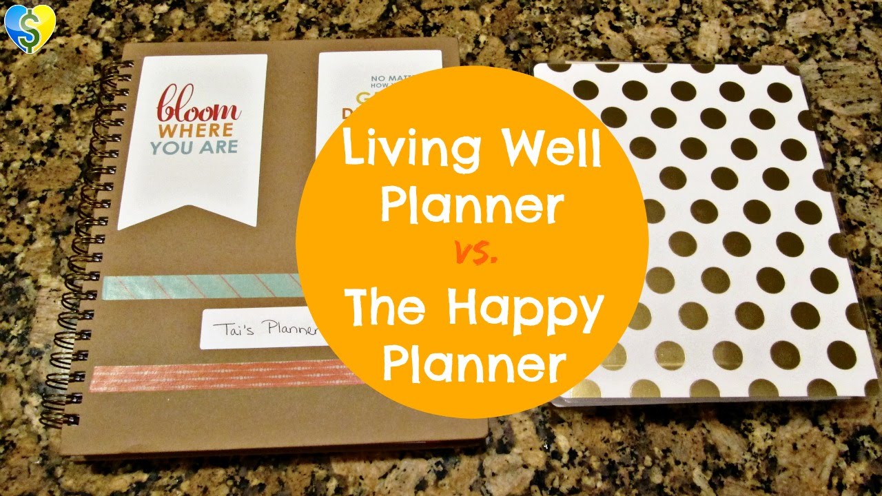Living Well Planner vs. The Happy Planner + Declutter Challenge Update ...