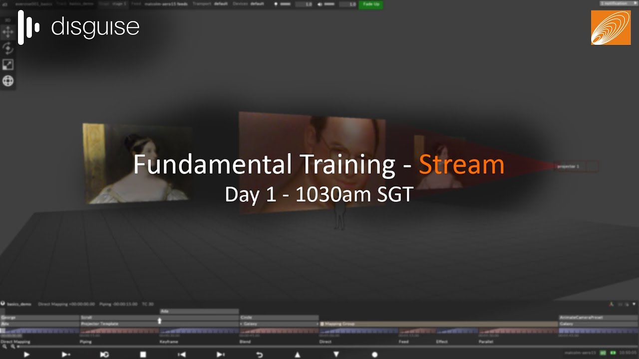 disguise Fundamental Training Day 1 - Trimmed - YouTube