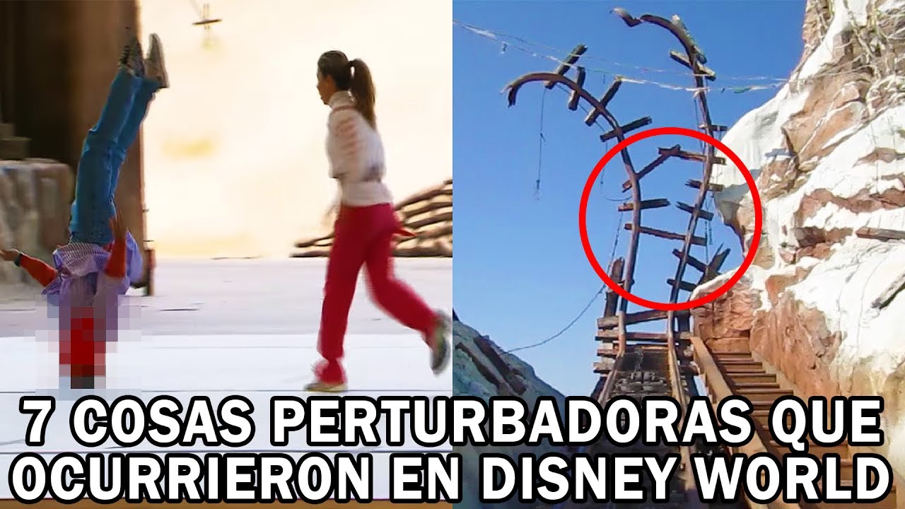 Top 7 Las Cosas más Extrañas que Pasaron en Disney World - YouTube