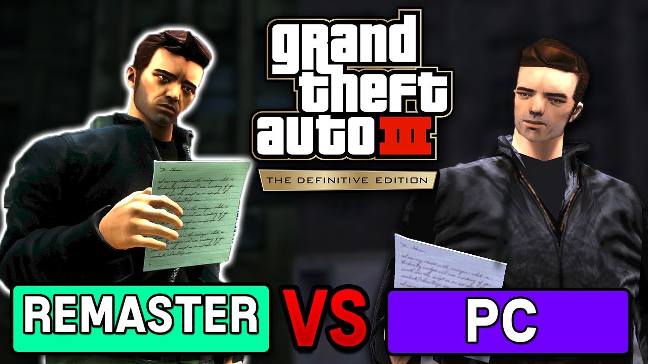 GTA 3 REMASTER Graphics Comparison (GTA Trilogy Definitive Edition ...